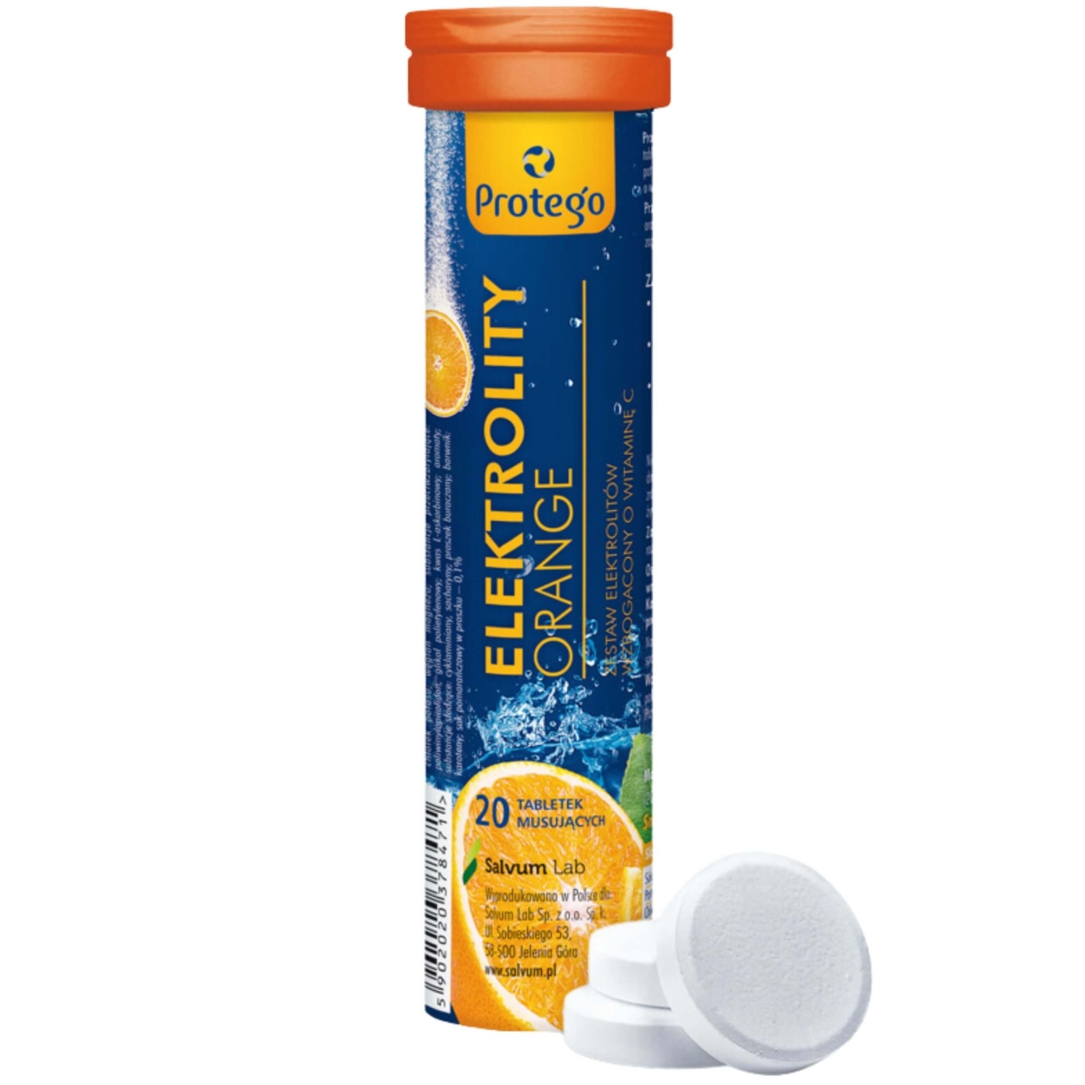 SALVUM LAB Protego Elektrolity Orange 20 tab